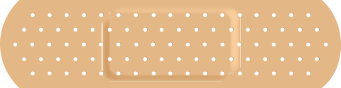 Order Your Basic Bandage Sticker Today - Free Shipping!