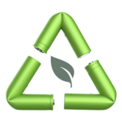 Batteries Recycle Icon Sticker