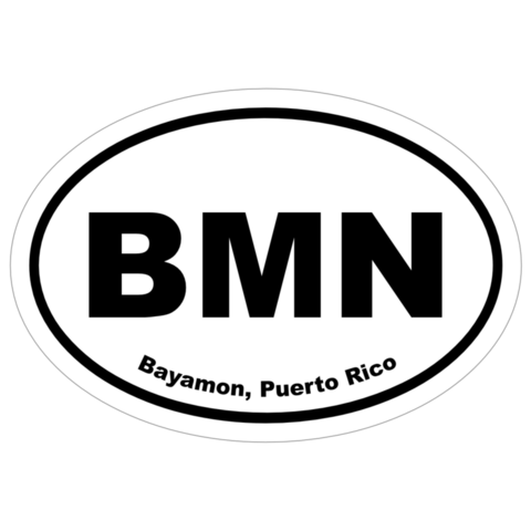 Bayamon, Puerto Rico Oval Stickers