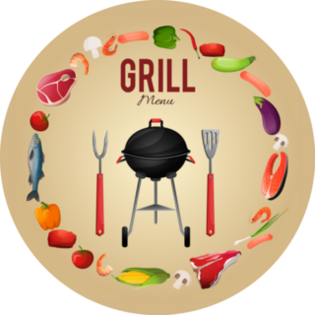 BBQ Car Stickers and Decals