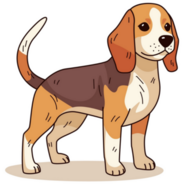 Beagle Dog Sticker