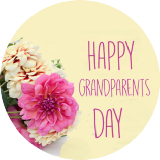 High Quality Stickers Celebrating Grandparent's Day - Free Shipping!