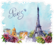 Beautiful Paris Sticker