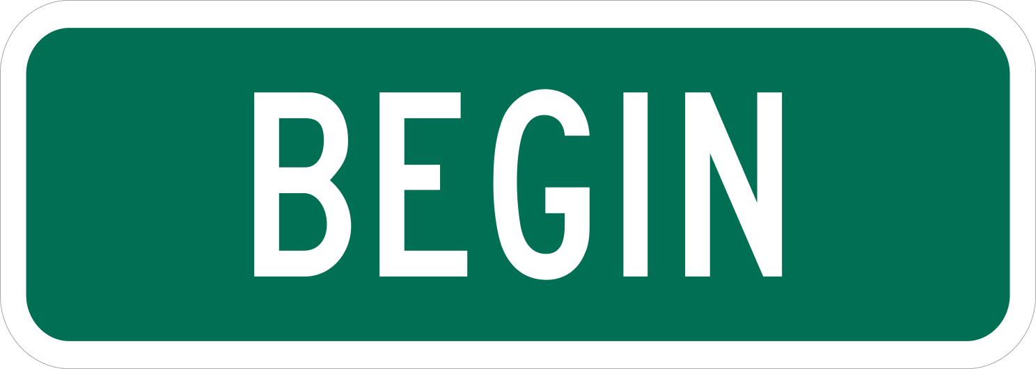 Order Your Begin Sticker Today - Free Shipping!