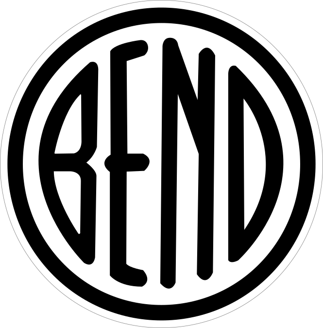 Bend Oregon City Circle Sticker