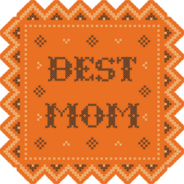 Best Mom Stitch Sticker