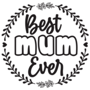 Best Mum Ever, Mother's Day Sticker