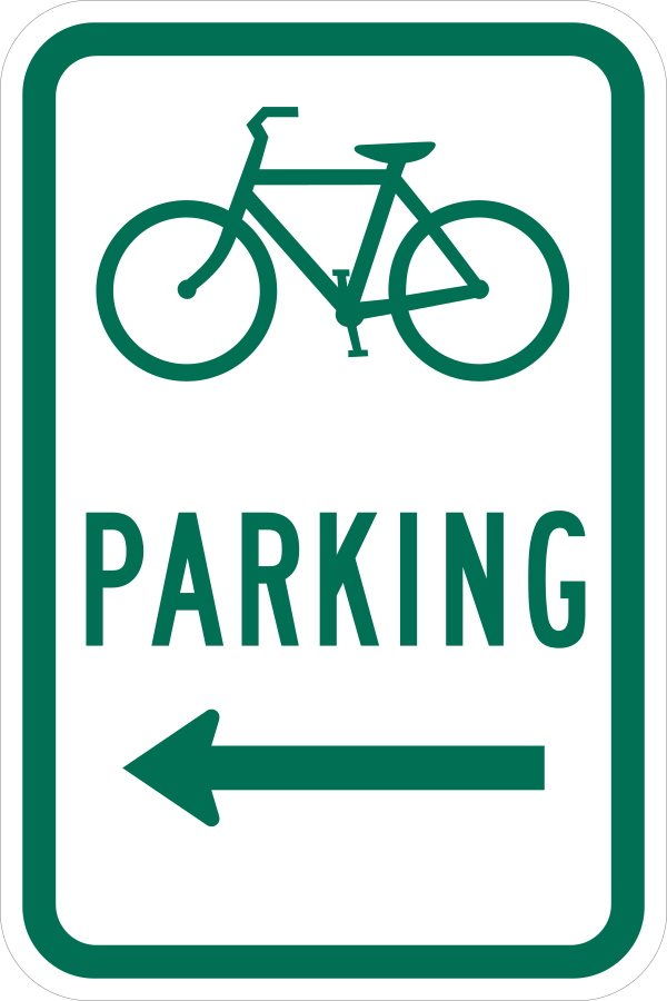 Bicycle Parking Sticker Shipped Fast & Free!