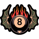 Billiards Bat Sticker