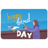 Bird Day Seagull Sticker