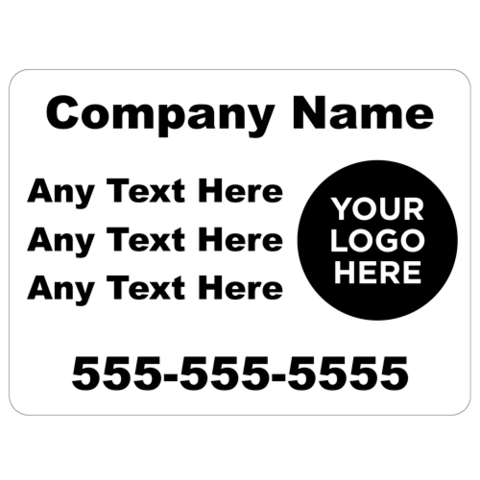 Design Your Own Blank Car Magnet Template | Car Stickers