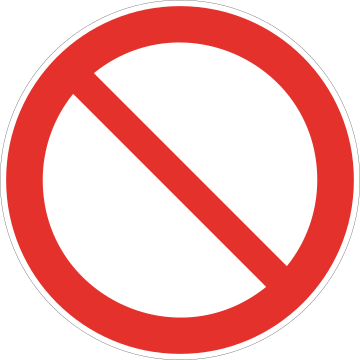 Blank No Sign Sticker Shipped Fast & Free!