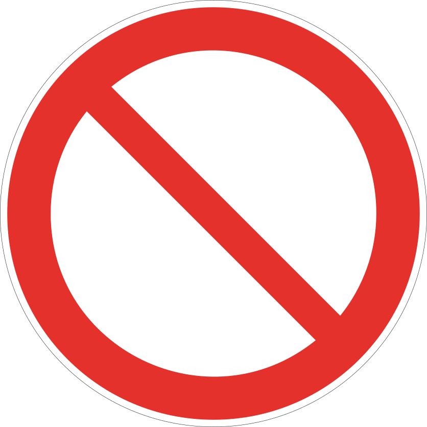 Blank No Sign Sticker Shipped Fast & Free!