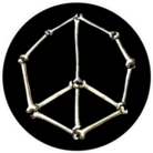 Bones Peace Sign Sticker