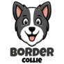 Border Collie Logo Sticker