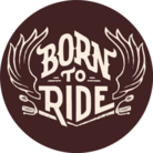 Born To Ride Hand-lettering Sticker