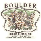 Boulder Rock Climbing Sticker
