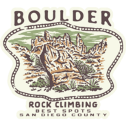 Boulder Rock Climbing Sticker