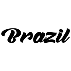 Brazil Lettering Sticker