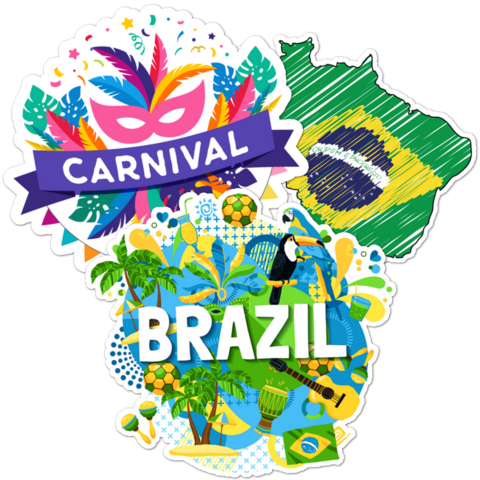 Brazil Stickers and Decals