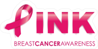 Breast Cancer Awareness Stickers - Pink Ribbon Symbols