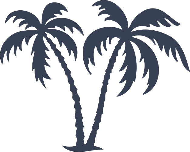 Breezy Palm Trees Sticker - Fast Shipping & No Minimums