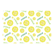 Bright Yellow Pickleball Balls Sticker