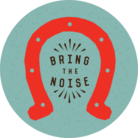 Bring The Noise Horseshoe Sticker