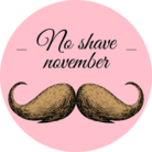 Brown Mustache Sticker