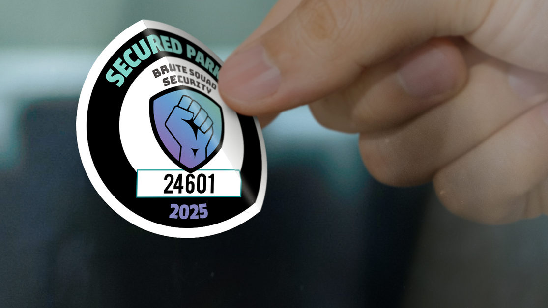 Custom Circle Parking Permits for Vehicles