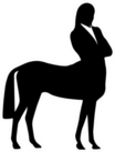Business Centaur Sticker