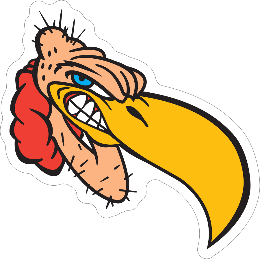Buzzard Mascot Sticker