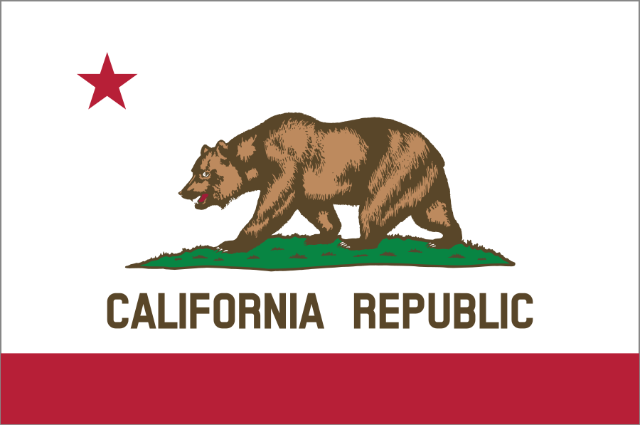 California Ca State Flag Sticker