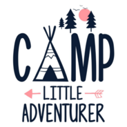 Camp Little Adventurer Cute Sticker