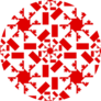 Canada Pattern Traditional Sticker
