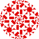 Canada Pattern Traditional Sticker