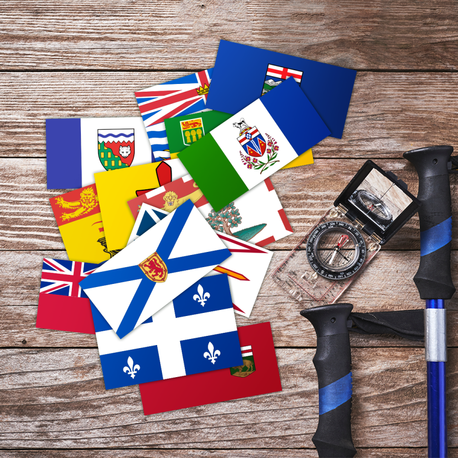 Canadian Flags Sticker Bundle - Get All 13!