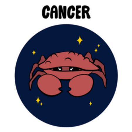 Cancer Zodiac Sign Circle Sticker