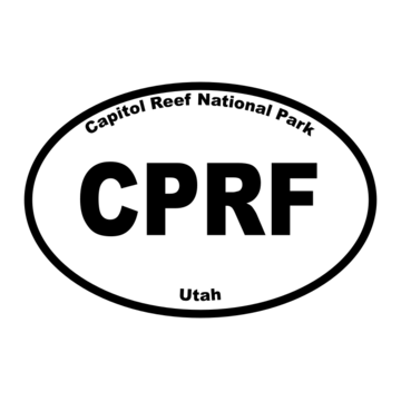 Capitol Reef National Park Oval Sticker
