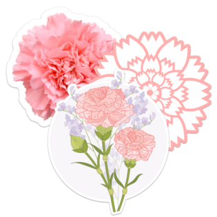 Intricate Flower Stickers & Decals | Free Shipping