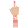 Cartoon Girl Hand With Middle Finger Sticker