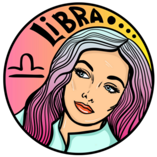 Libra Zodiac & Astrology Stickers & Car Decals