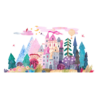 Castle Landscape Sticker