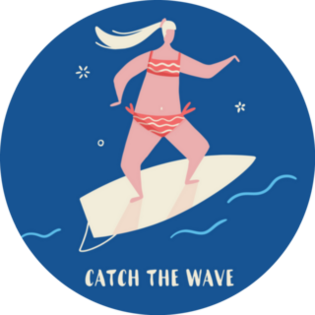 Surfer, Surfing Car Stickers & Decals – Dozens of Cool Designs