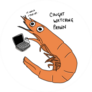 Caught Watching Prawn Sticker