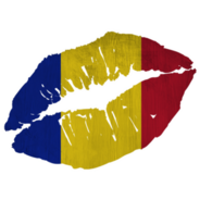 Chad Country Lips Sticker