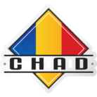 Chad Flag Emblema Sticker