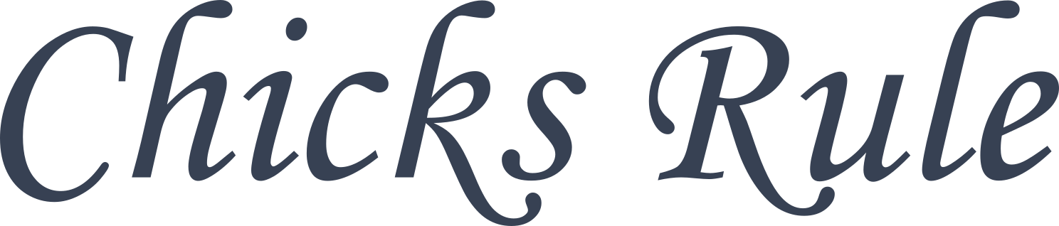 Vibrant, High-Quality Chicks Rule Vinyl Lettering Stickers