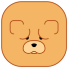 Chow Chow Cube Face Sticker