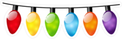 Christmas Lights Sticker